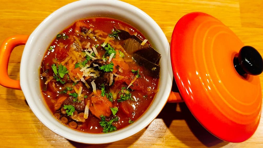 Octopus stoofpot met chorizo en rode wijn - EvieKookt