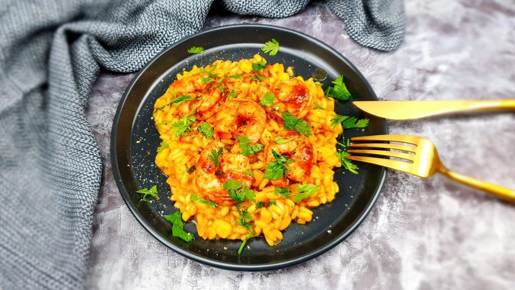 Mexicaanse risotto met cajun garnalen - EvieKookt