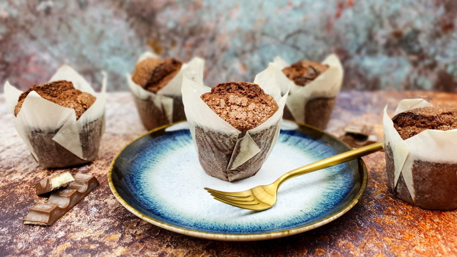 Kinderchocolade muffins - EvieKookt