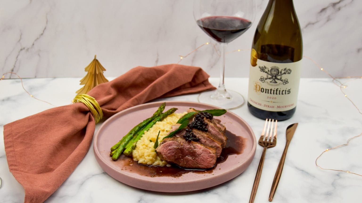 Parmezaan risotto met gebakken eendenborst - EvieKookt