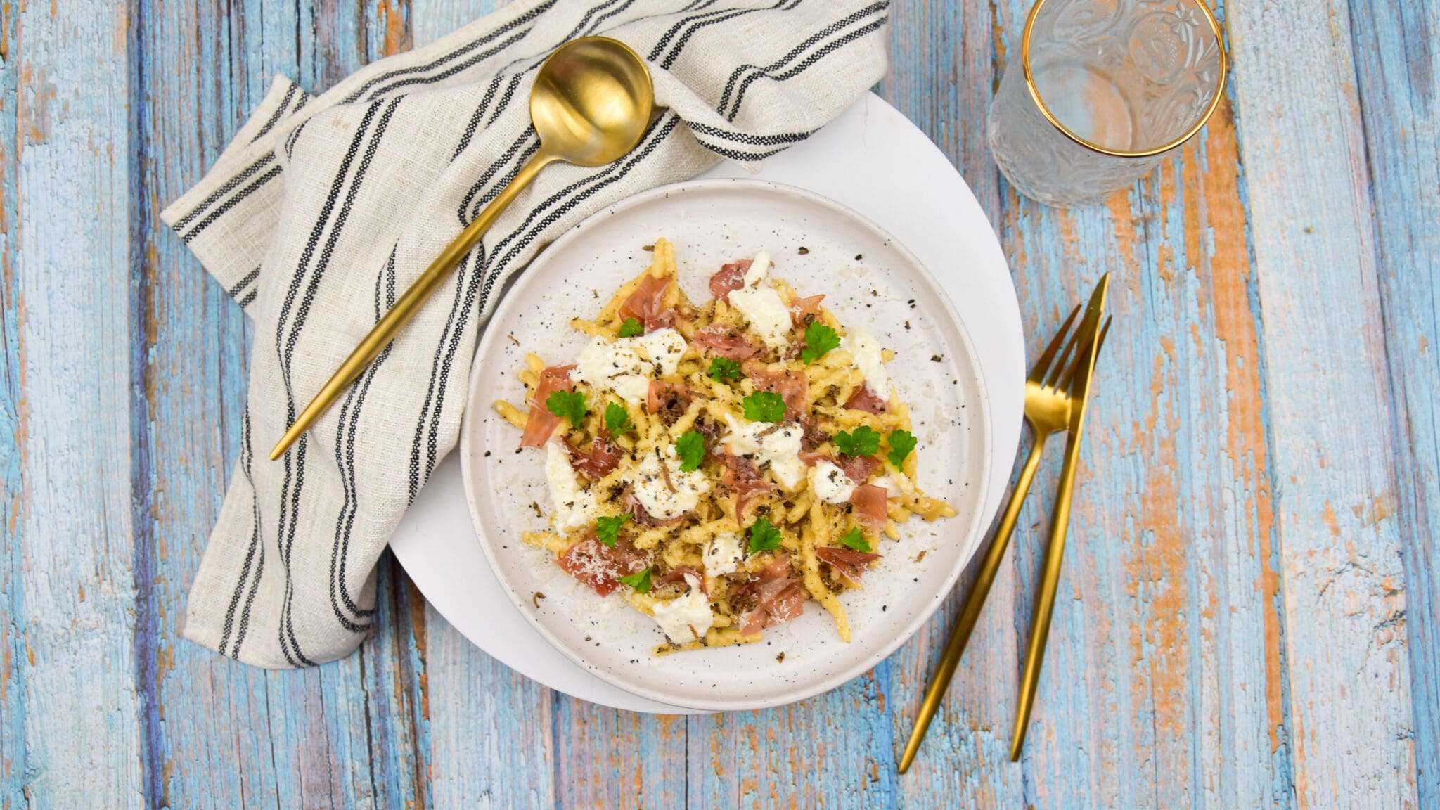 Pasta met truffel en coppa di parma - EvieKookt